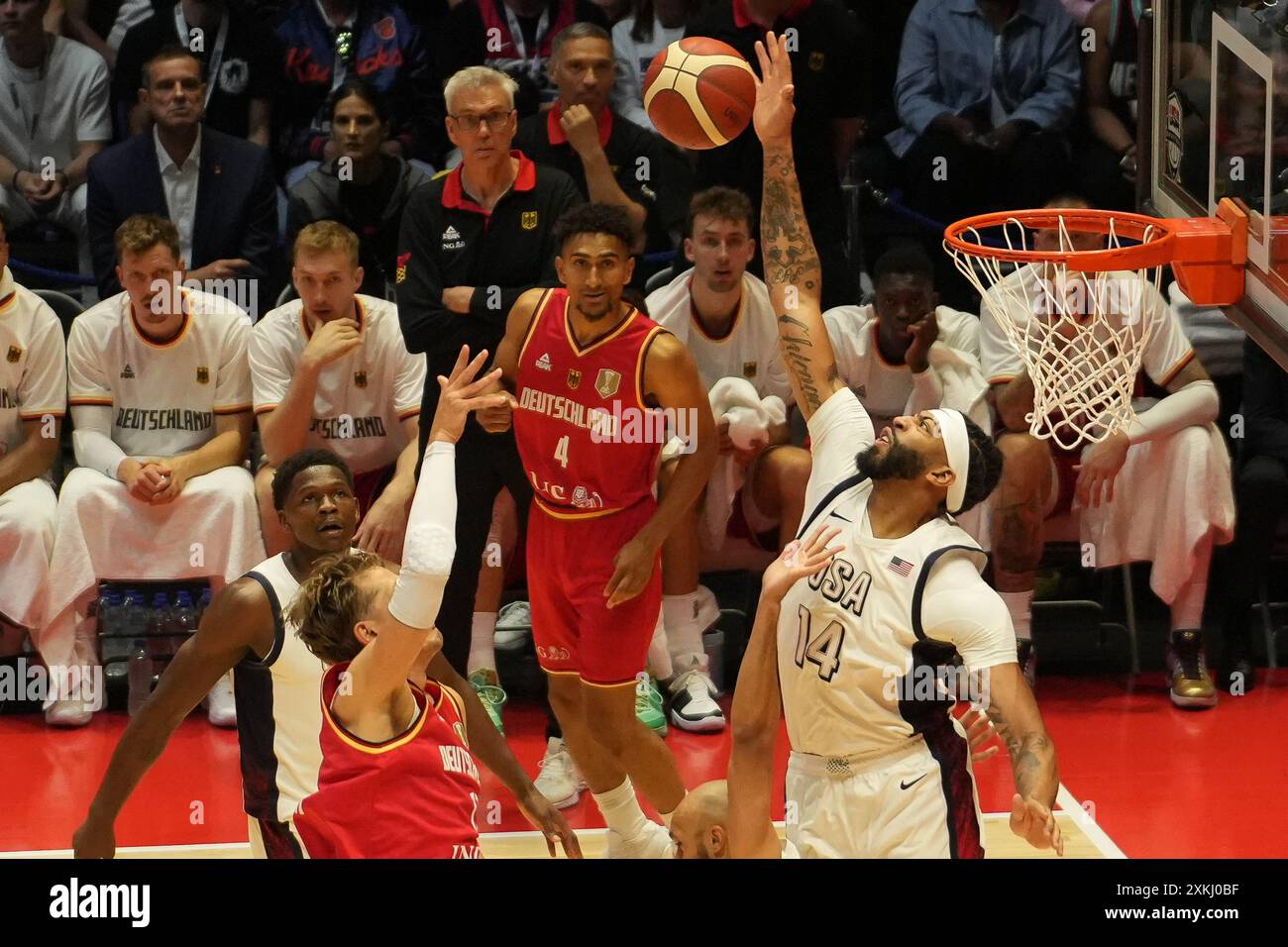 ANTHONY DAVIS TEAM USA during the International Friendly basketball ...