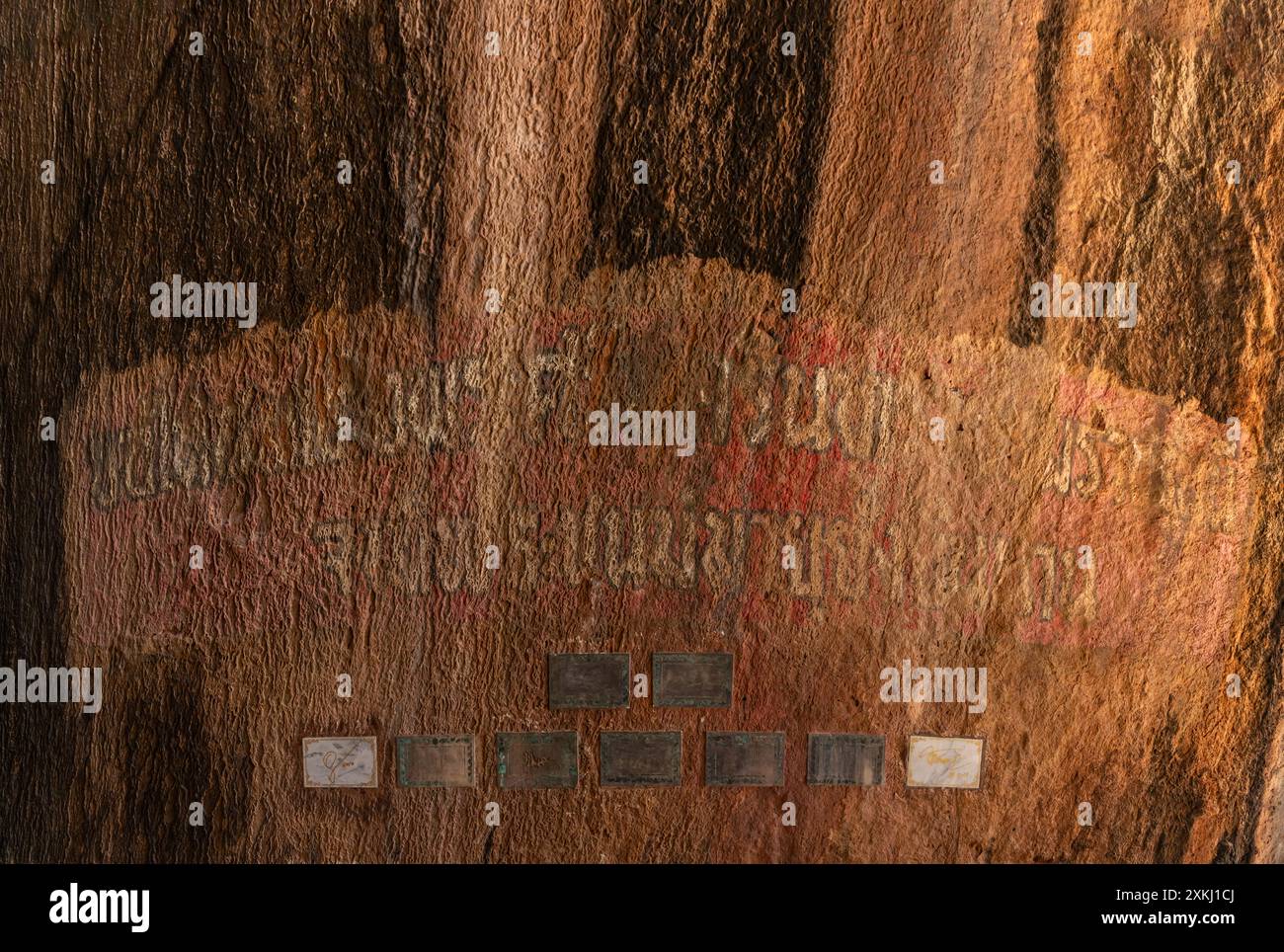 A picture of the shifted rock on the James Bond Island, that created a ...