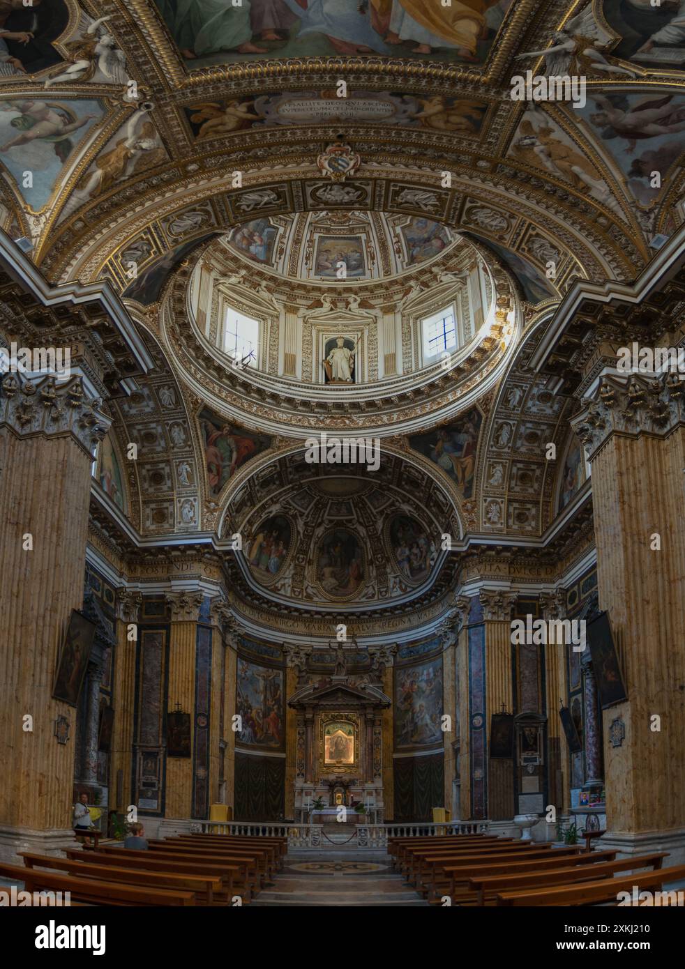 Interior of the church of Chiesa di Santa Maria ai Monti, Monti ...