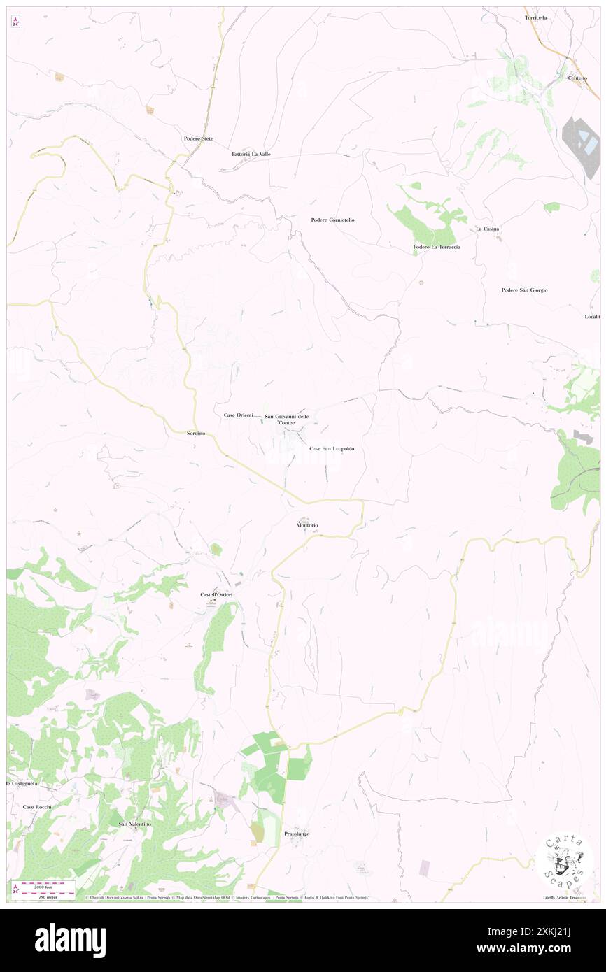 Torrente Vaiana, IT, Italy, Tuscany, N 42 45' 0'', N 11 46' 0'', map ...