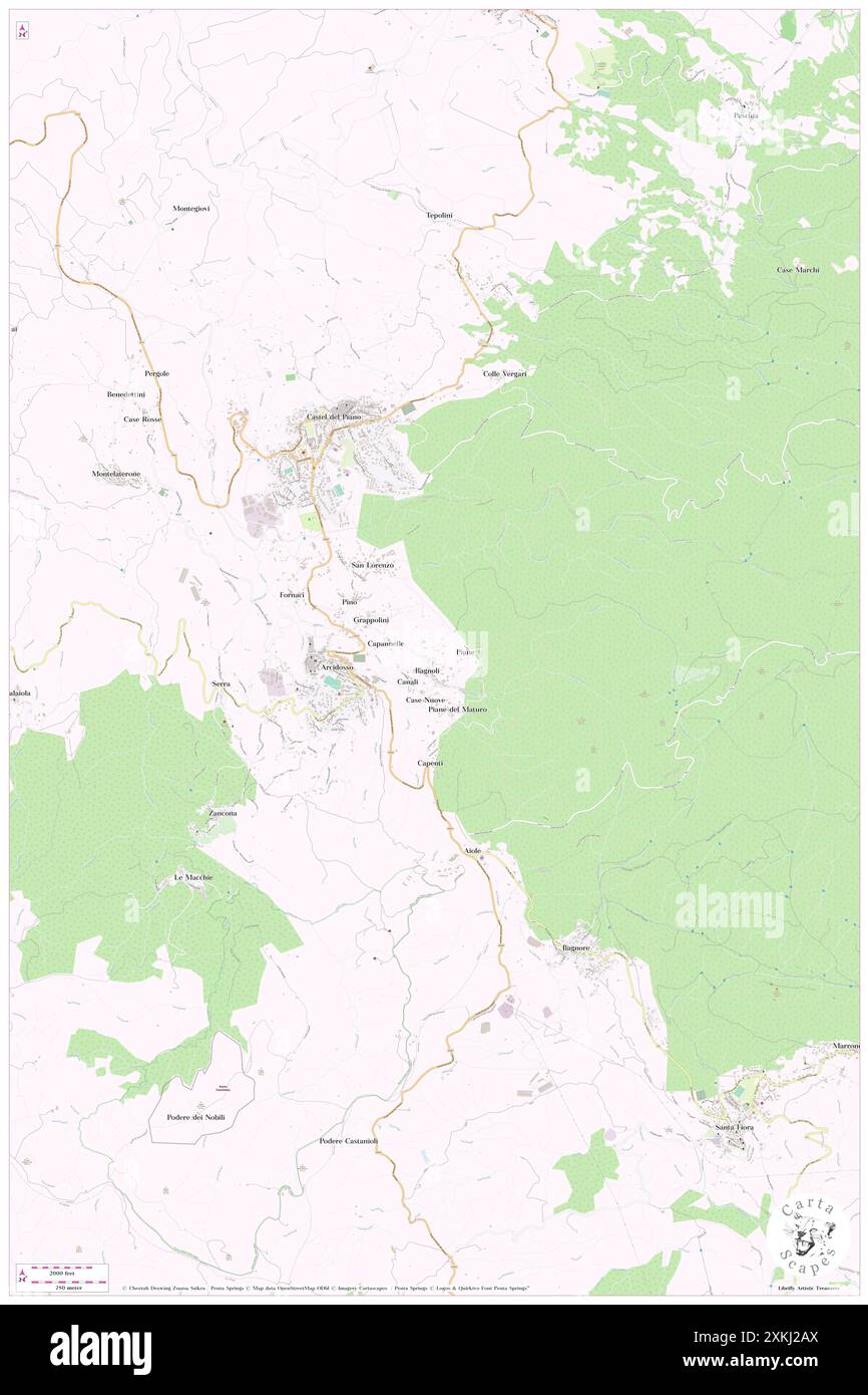 Grosseto map Cut Out Stock Images & Pictures - Alamy