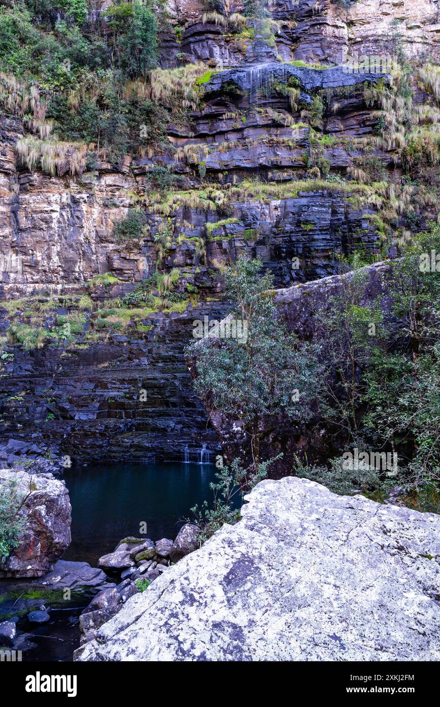 View of Motitsi Falls in Graskop Gorge along South Africa's Panorama ...