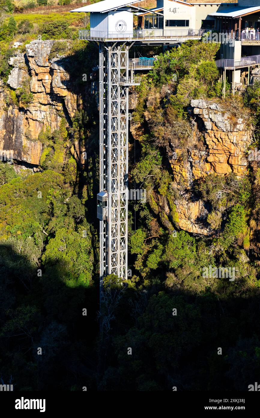 View of Graskop Gorge along South Africa's Panorama Route in the ...