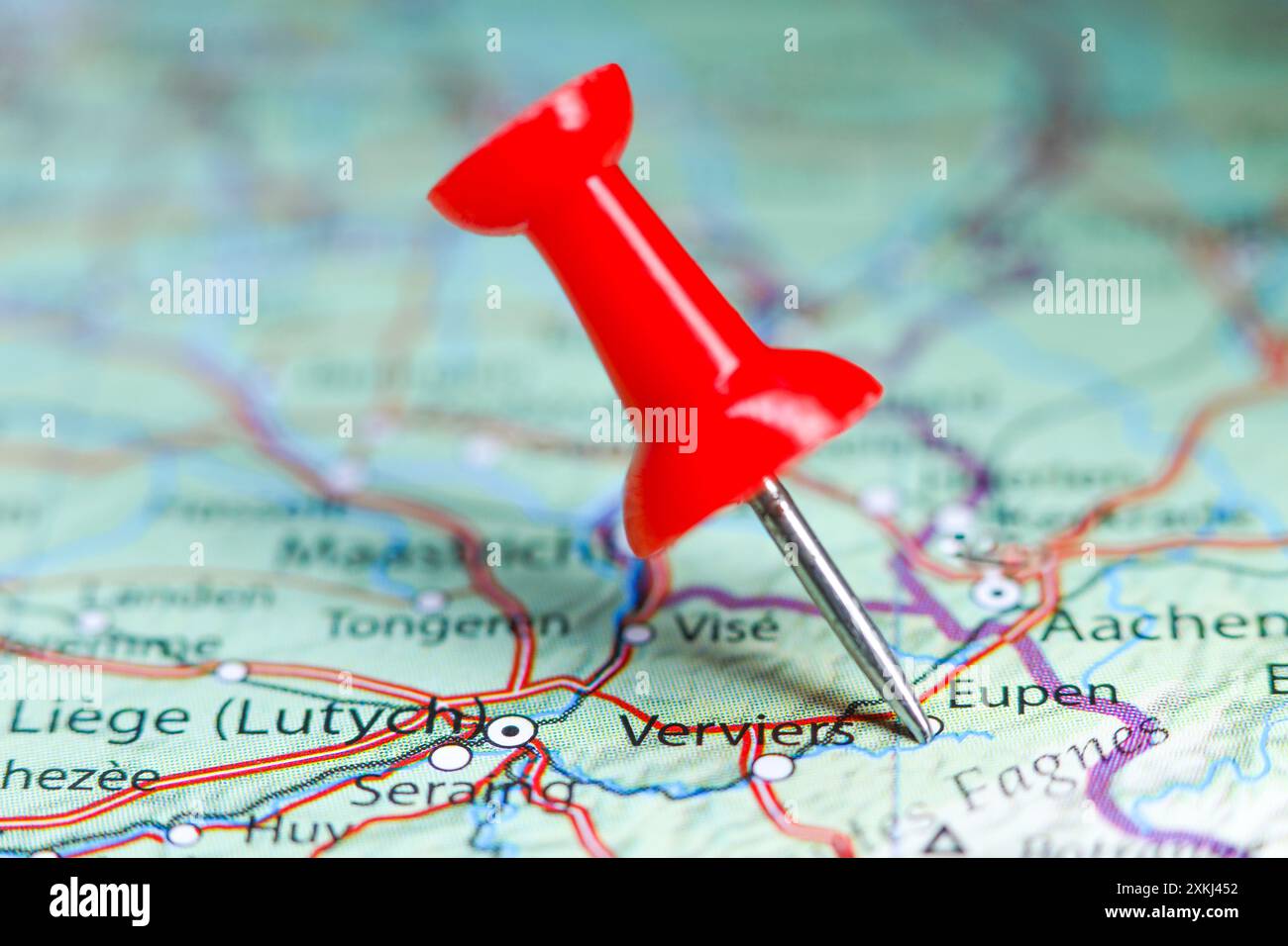 Eupen map hi-res stock photography and images - Alamy