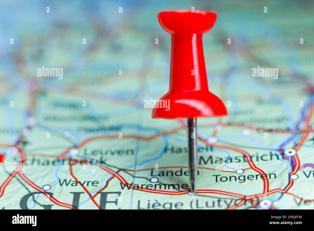 Waremme map hi-res stock photography and images - Alamy