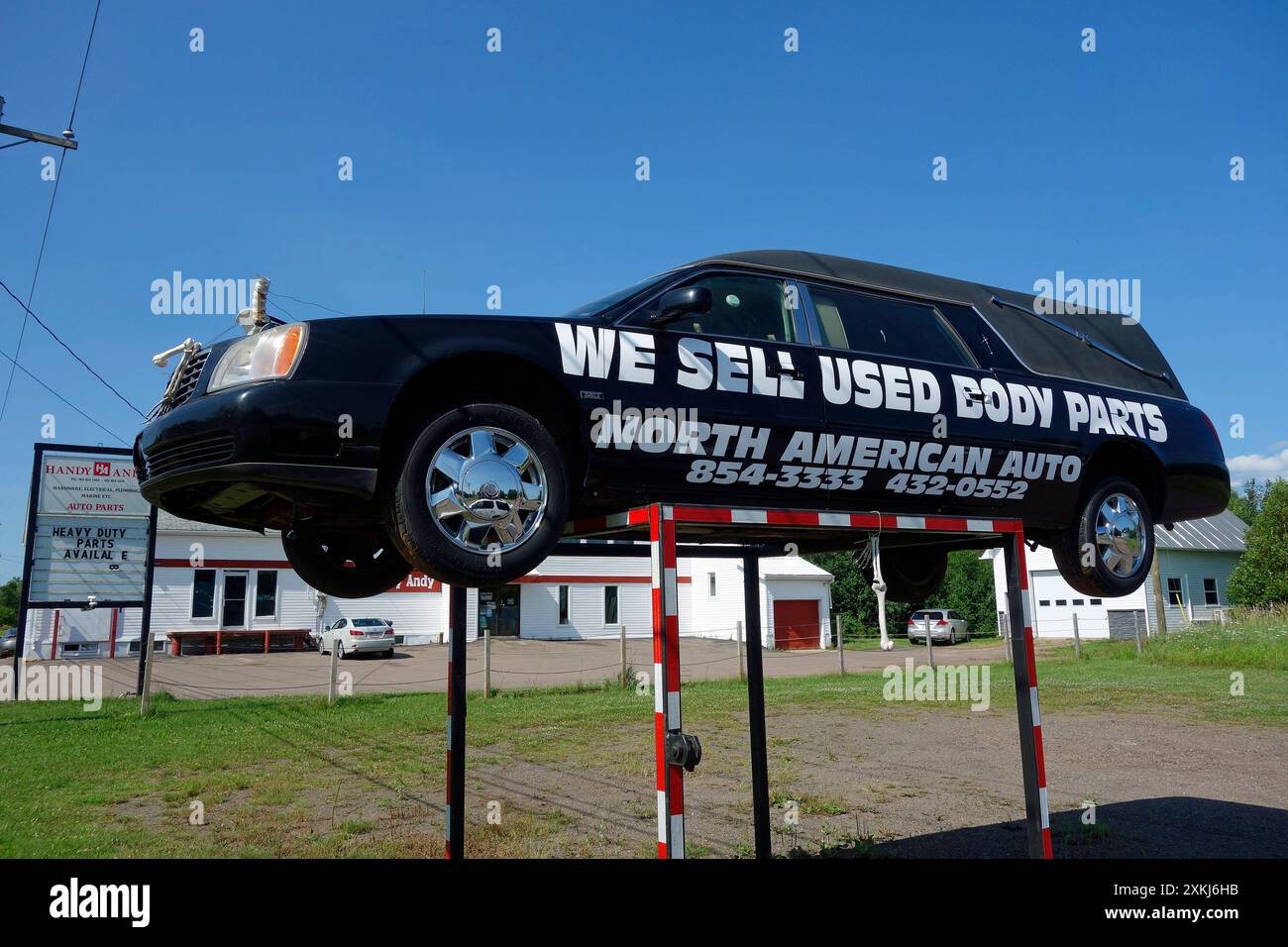 funny roadside attraction, Prince Edward Island, Canada Stock Photo - Alamy