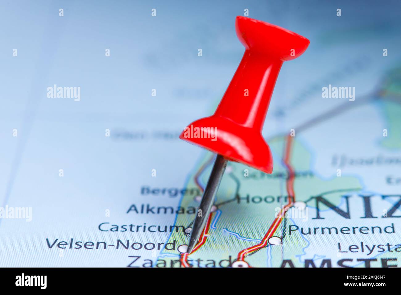 Noord holland map hi-res stock photography and images - Alamy