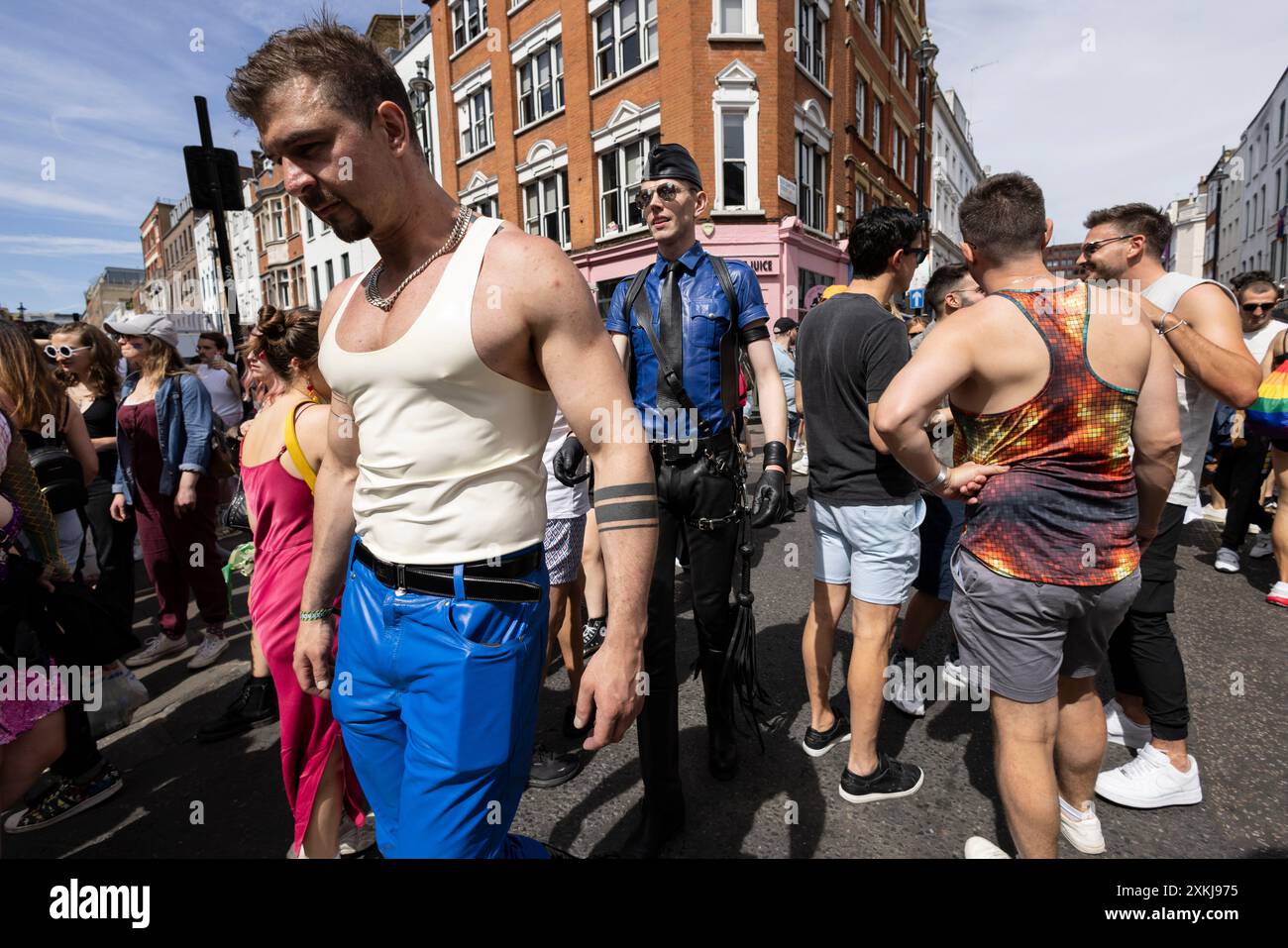 Gay Pride street scenes and celebrations on Old Compton Street, the ...