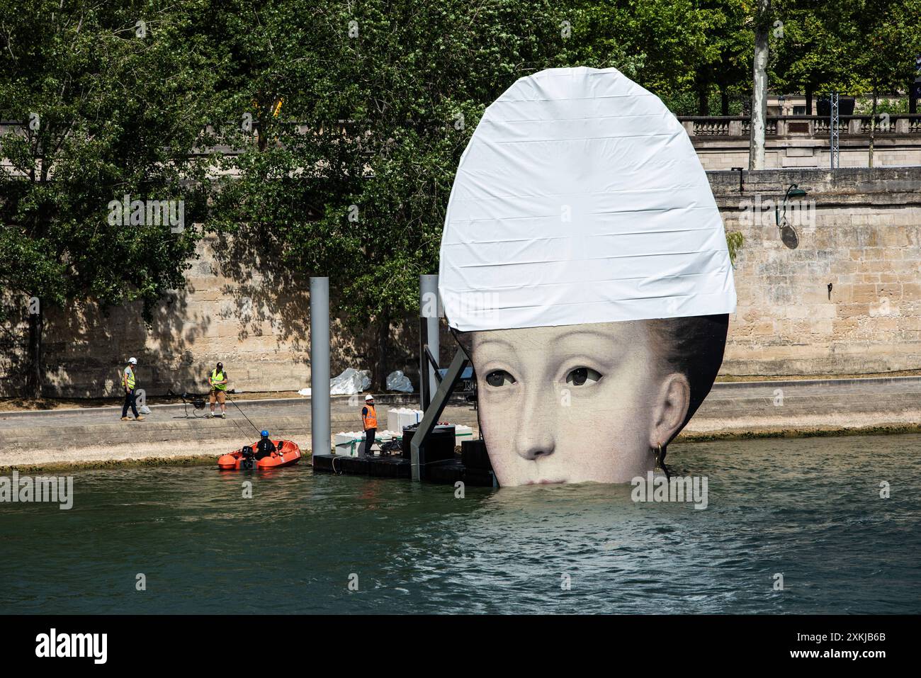 FRANCE-OLYMPIC GAMES-PARIS-SPORT The city centre of Paris, within the ...
