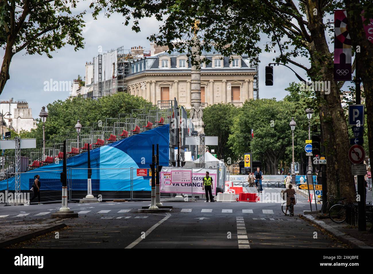 FRANCE-OLYMPIC GAMES-PARIS-SPORT The city centre of Paris, within the ...