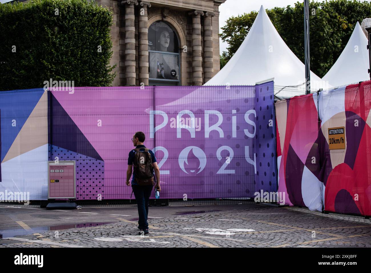 FRANCE-OLYMPIC GAMES-PARIS-SPORT The city centre of Paris, within the ...
