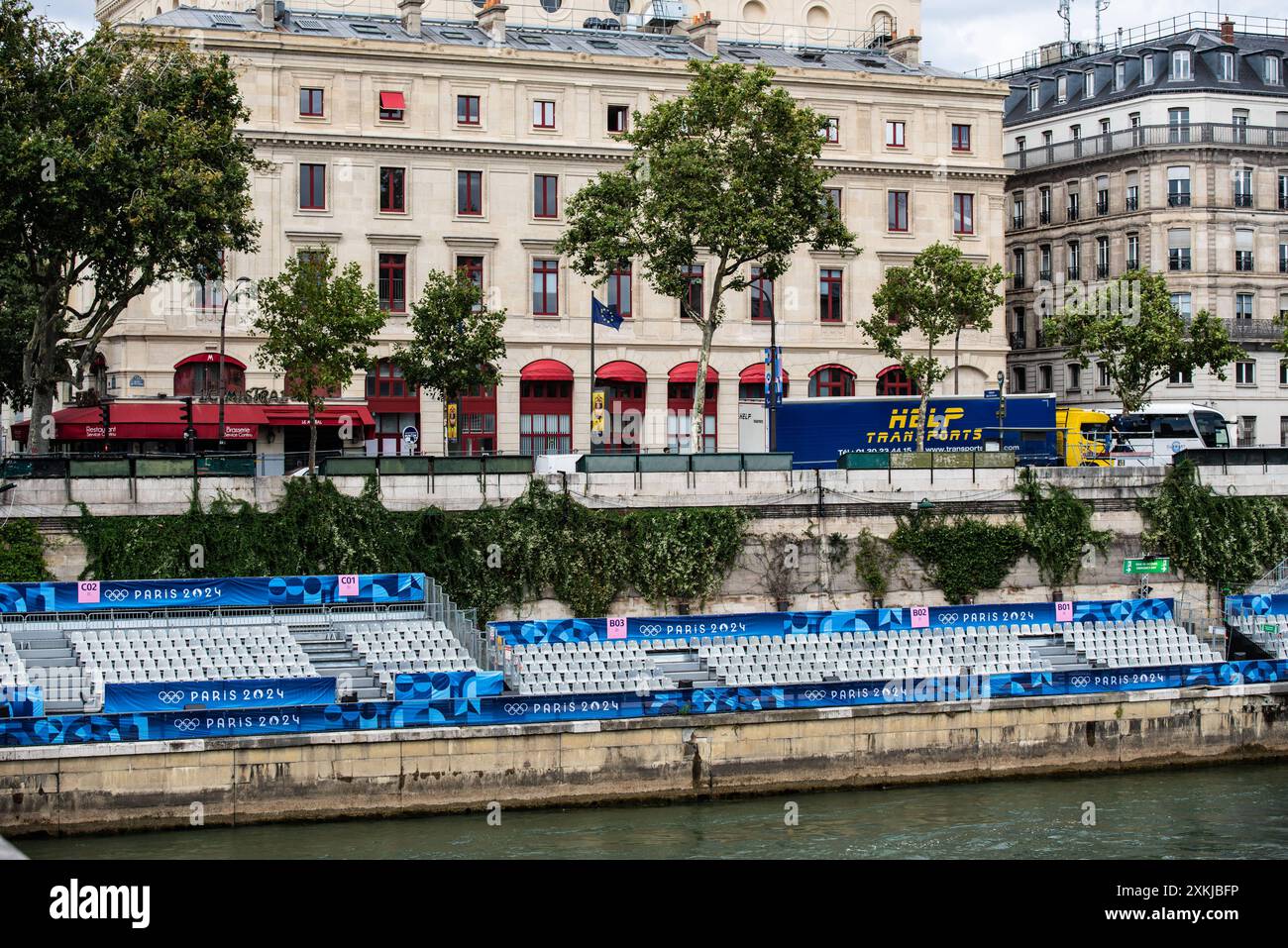 FRANCE-OLYMPIC GAMES-PARIS-SPORT The city centre of Paris, within the ...
