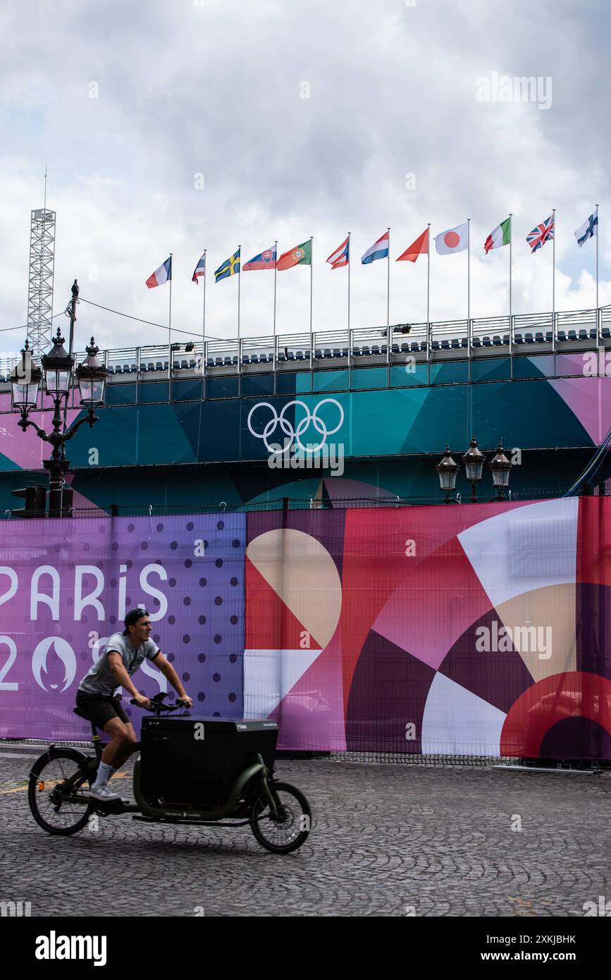FRANCE-OLYMPIC GAMES-PARIS-SPORT The city centre of Paris, within the ...