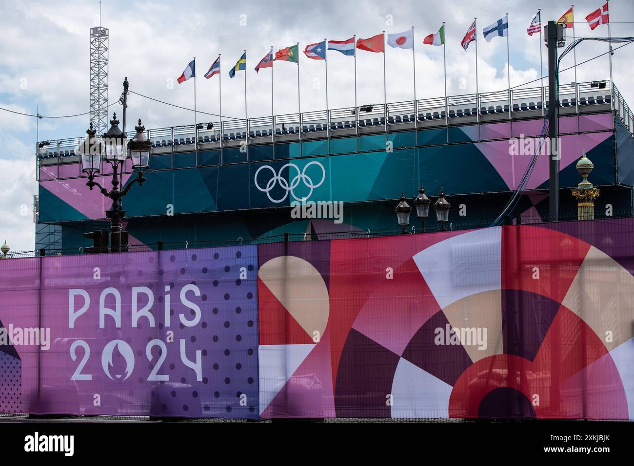 FRANCE-OLYMPIC GAMES-PARIS-SPORT The city centre of Paris, within the ...