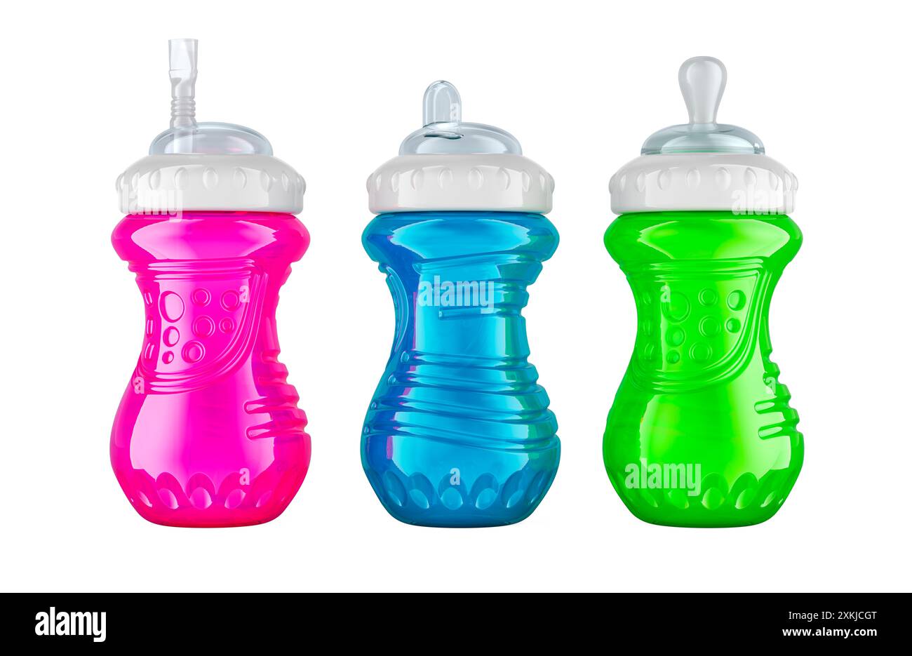Sippy Cups for Babies and Toddlers and No Spill Sippy Cup with Flex ...