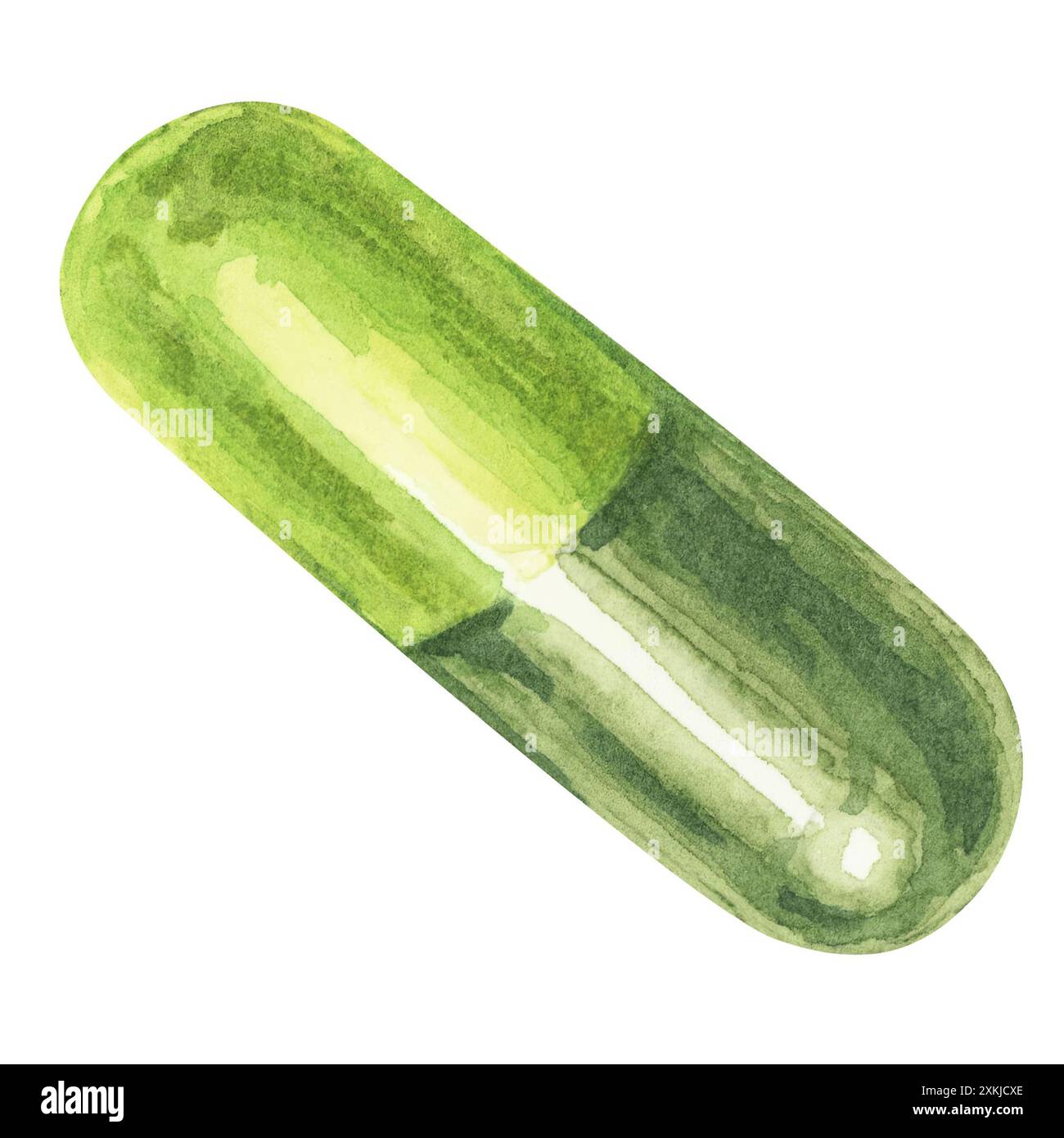 Capsule clipart featuring a green and light green gradient design ...