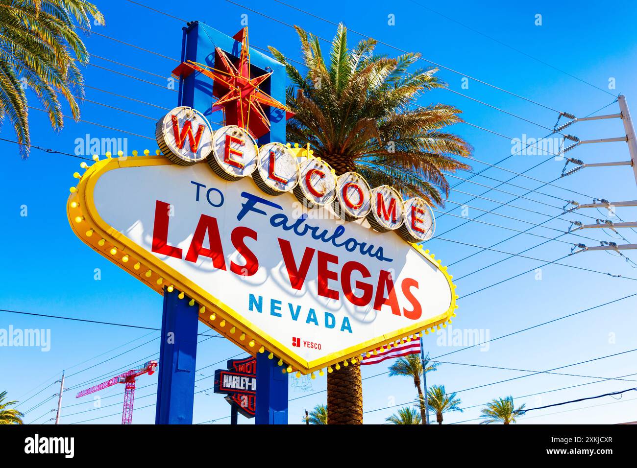 Landmark Welcome to Fabulous Las Vegas sign designed by Betty Willis ...
