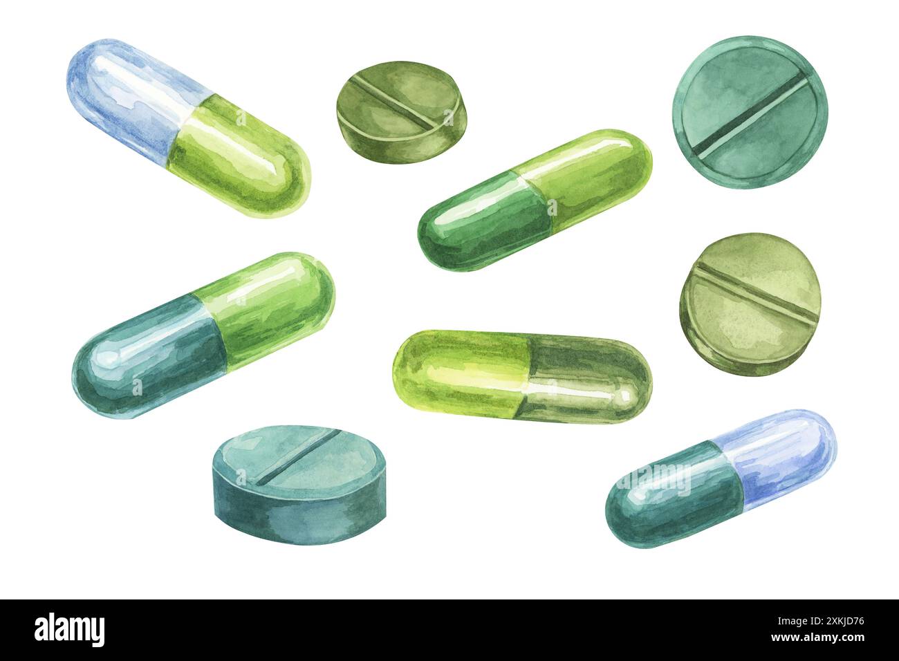 Pill themed medical illustration hi-res stock photography and images ...
