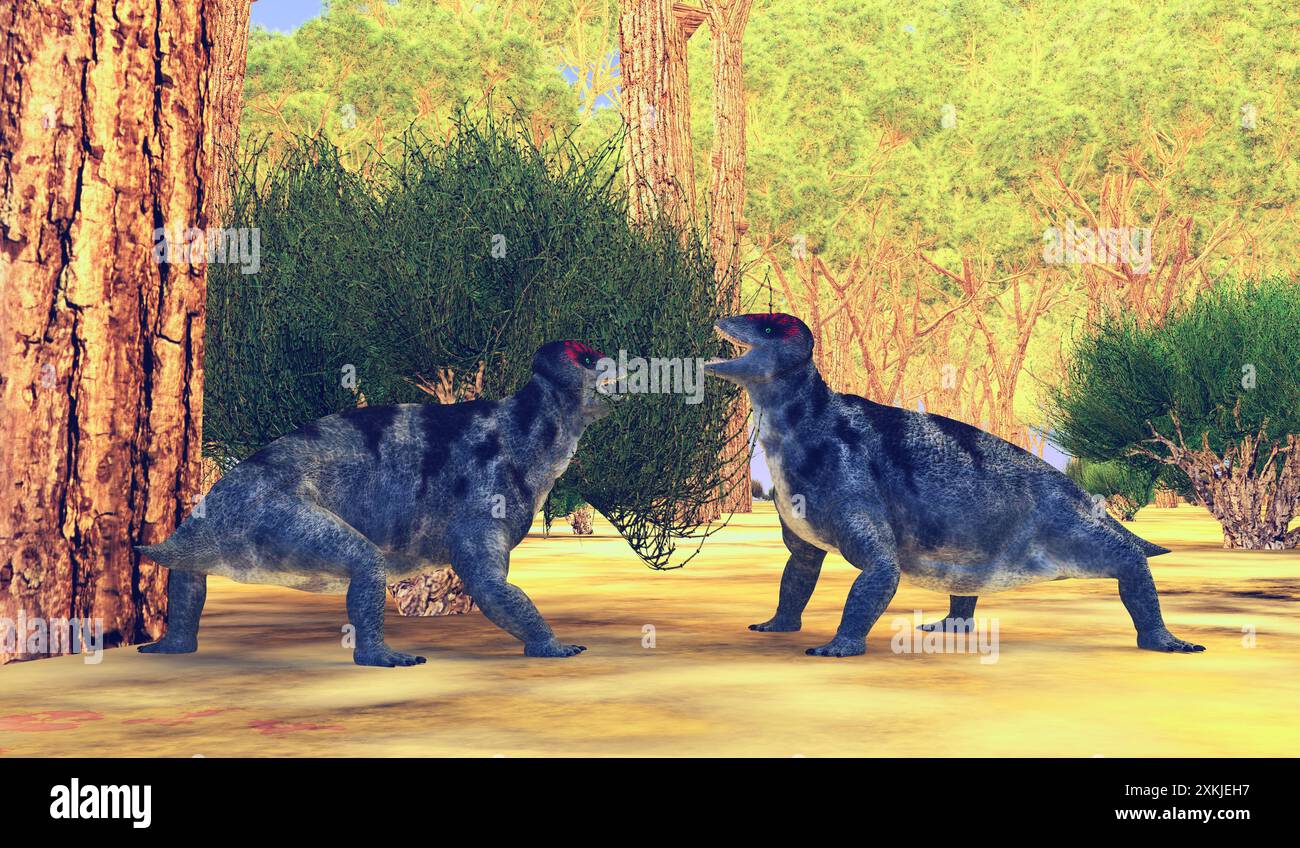 Criocephalosaurus was a therapsid animal that lived during the Permian ...