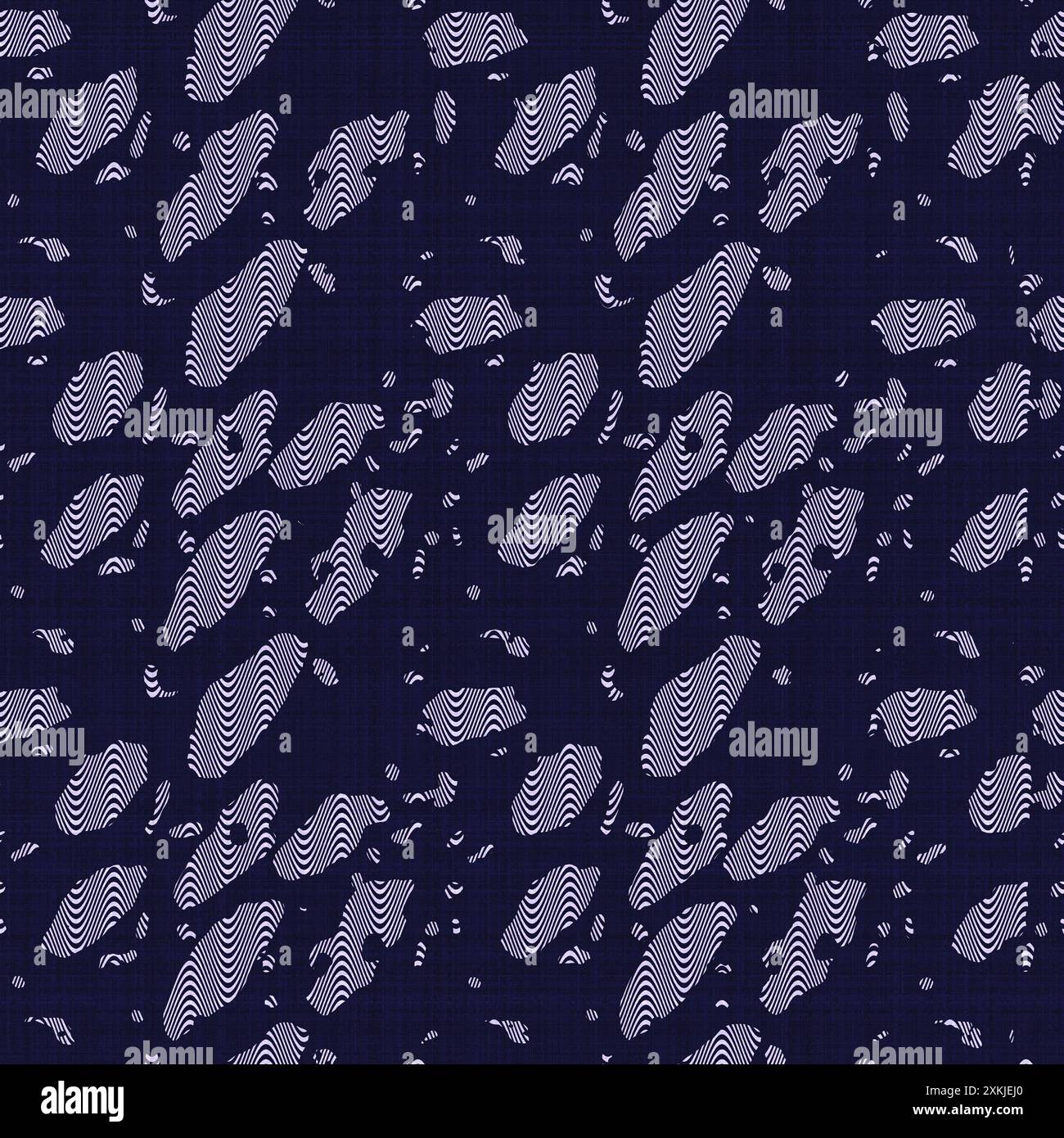 Dark purple camouflage flecked effect abstract seamless pattern ...