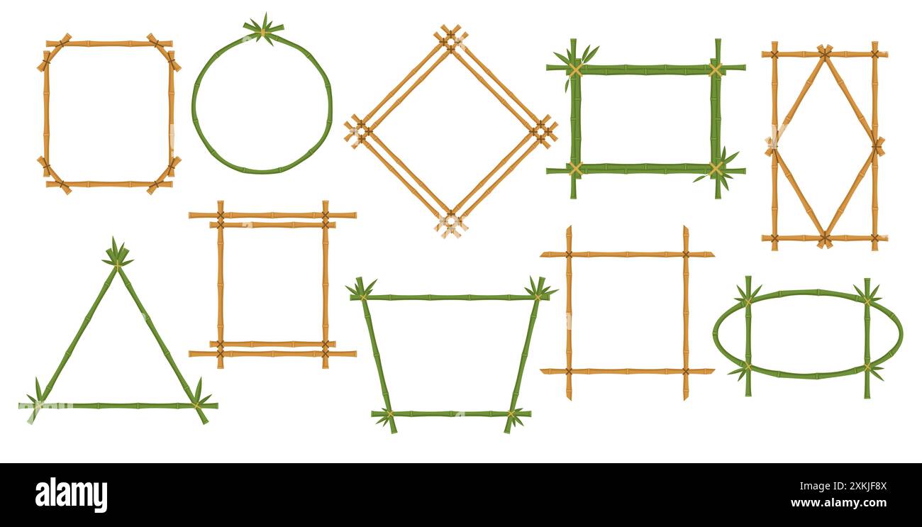 Bamboo tree trunks Stock Vector Images - Alamy