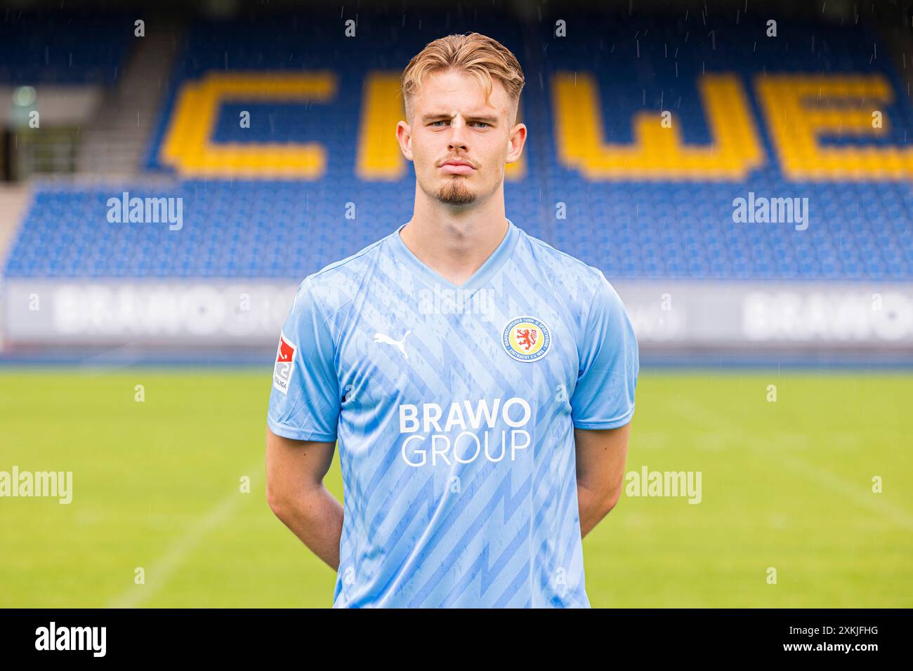 Brunswick, Germany. 23rd July, 2024. Soccer: Bundesliga 2, Eintracht ...