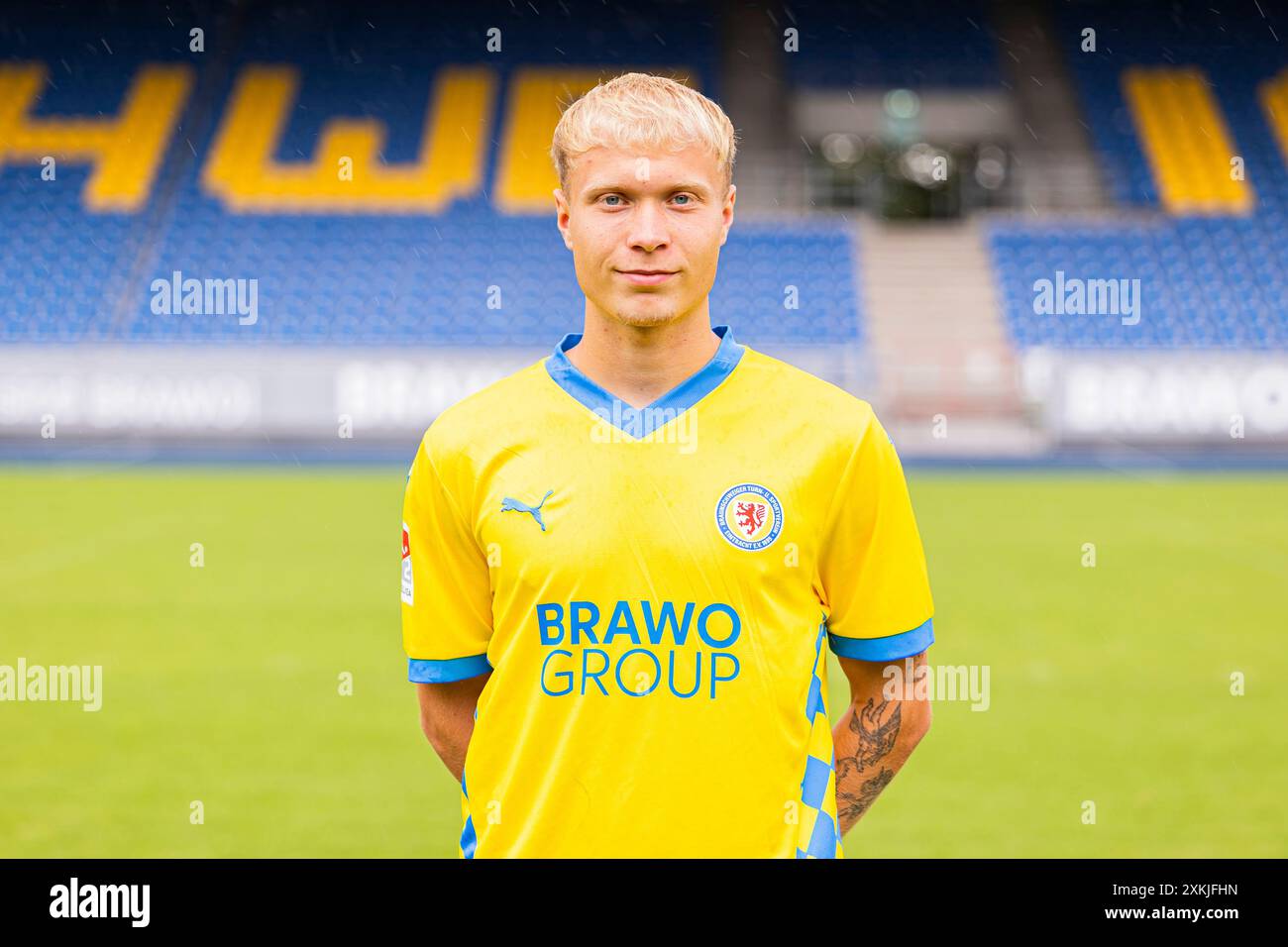 Brunswick, Germany. 23rd July, 2024. Soccer: Bundesliga 2, Eintracht ...