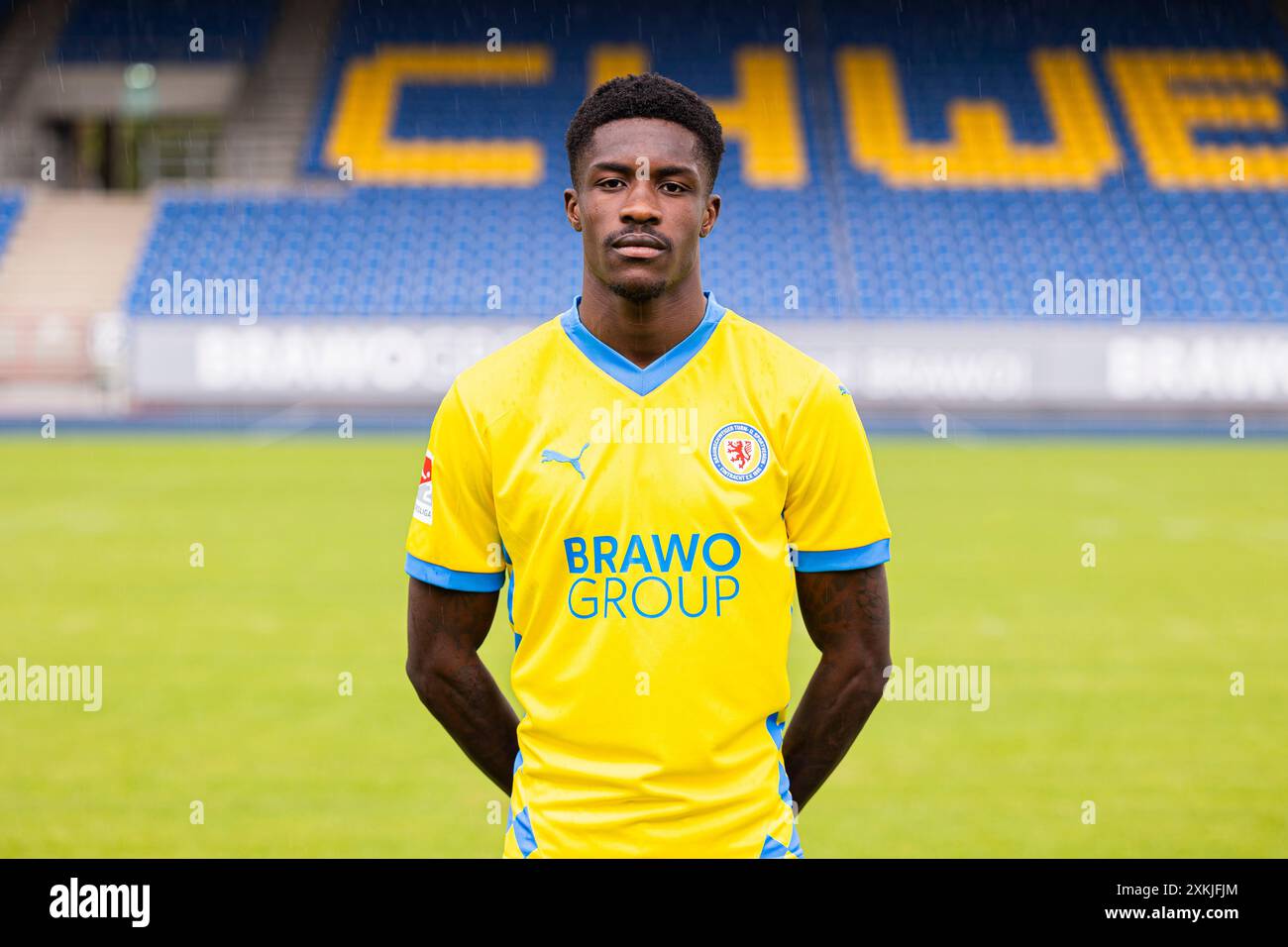 Brunswick, Germany. 23rd July, 2024. Soccer: Bundesliga 2, Eintracht ...