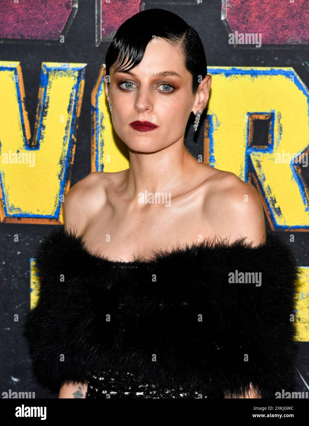 Emma Corrin attends the world premiere of Marvel Studios' "Deadpool ...