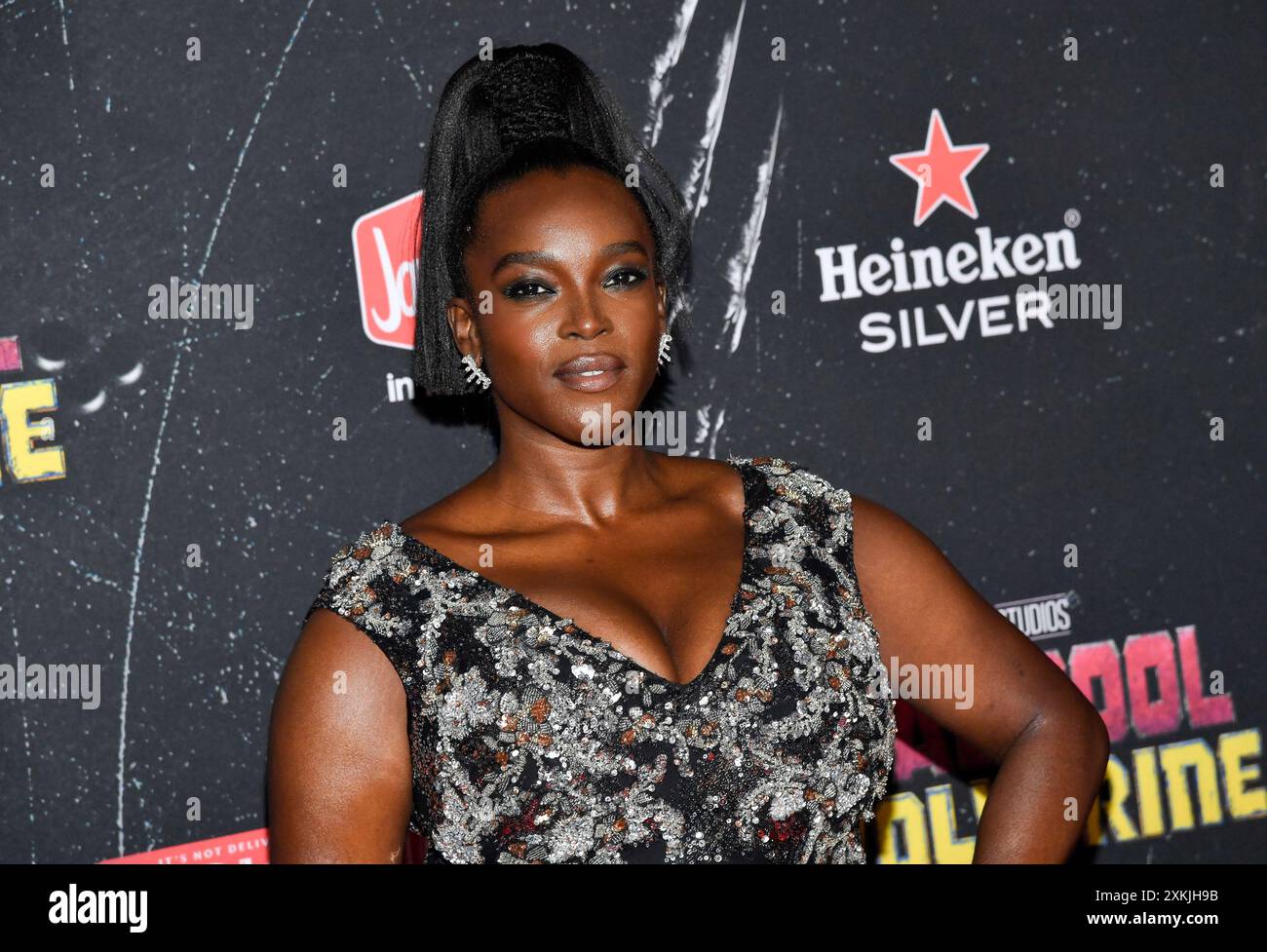 Wunmi Mosaku attends the world premiere of Marvel Studios' "Deadpool ...