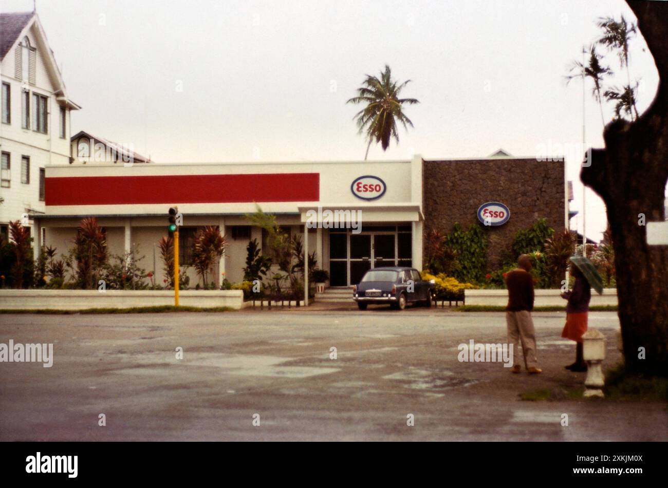1970s Esso Gas Station Esso Discover Their Rich History In The UK