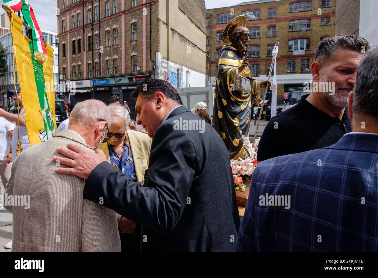 21st July 2024, London, UK. St.Peter's Italian Church, Clerkenwell ...