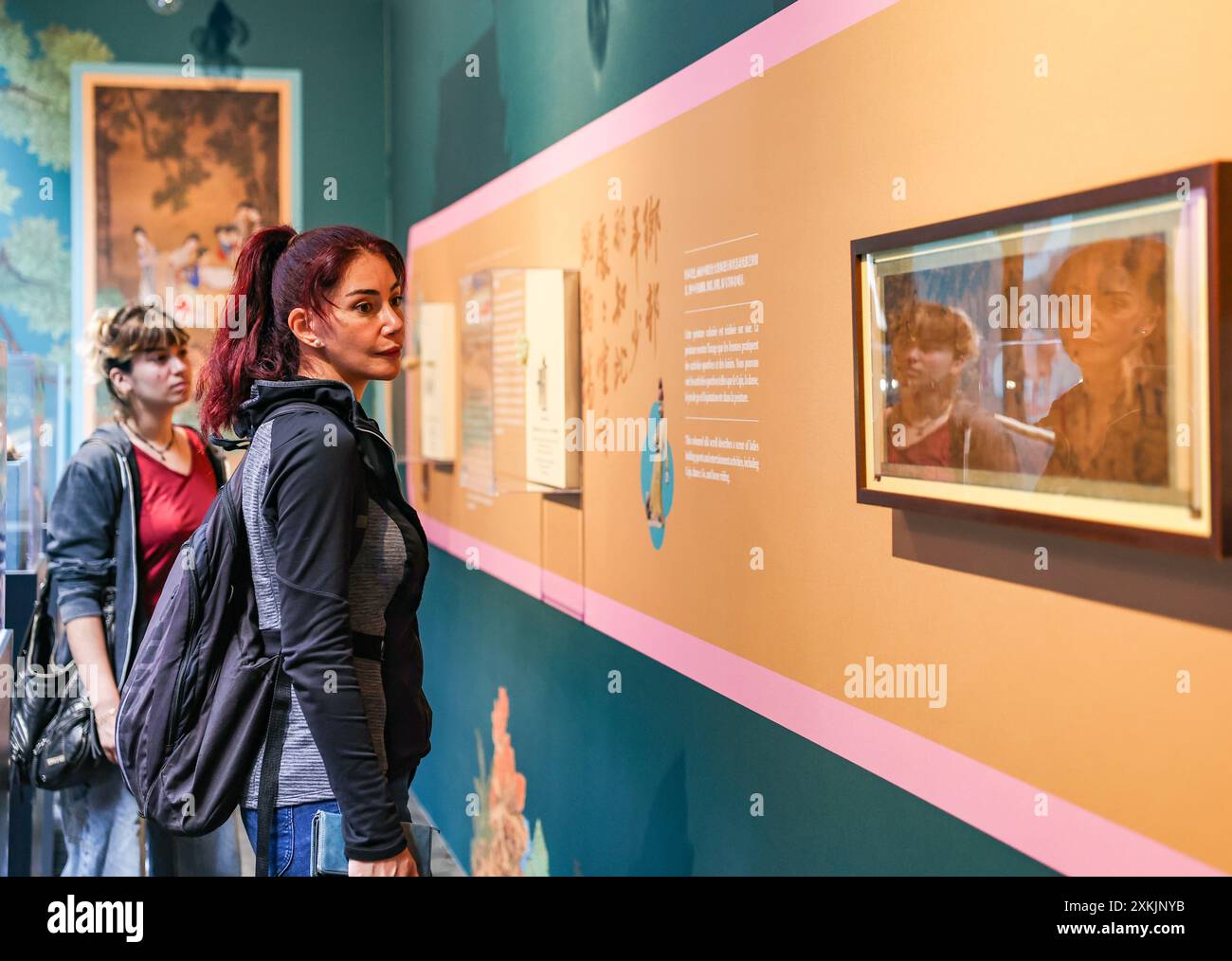 Paris, France. 23rd July, 2024. Visitors view exhibits the Vigor and ...