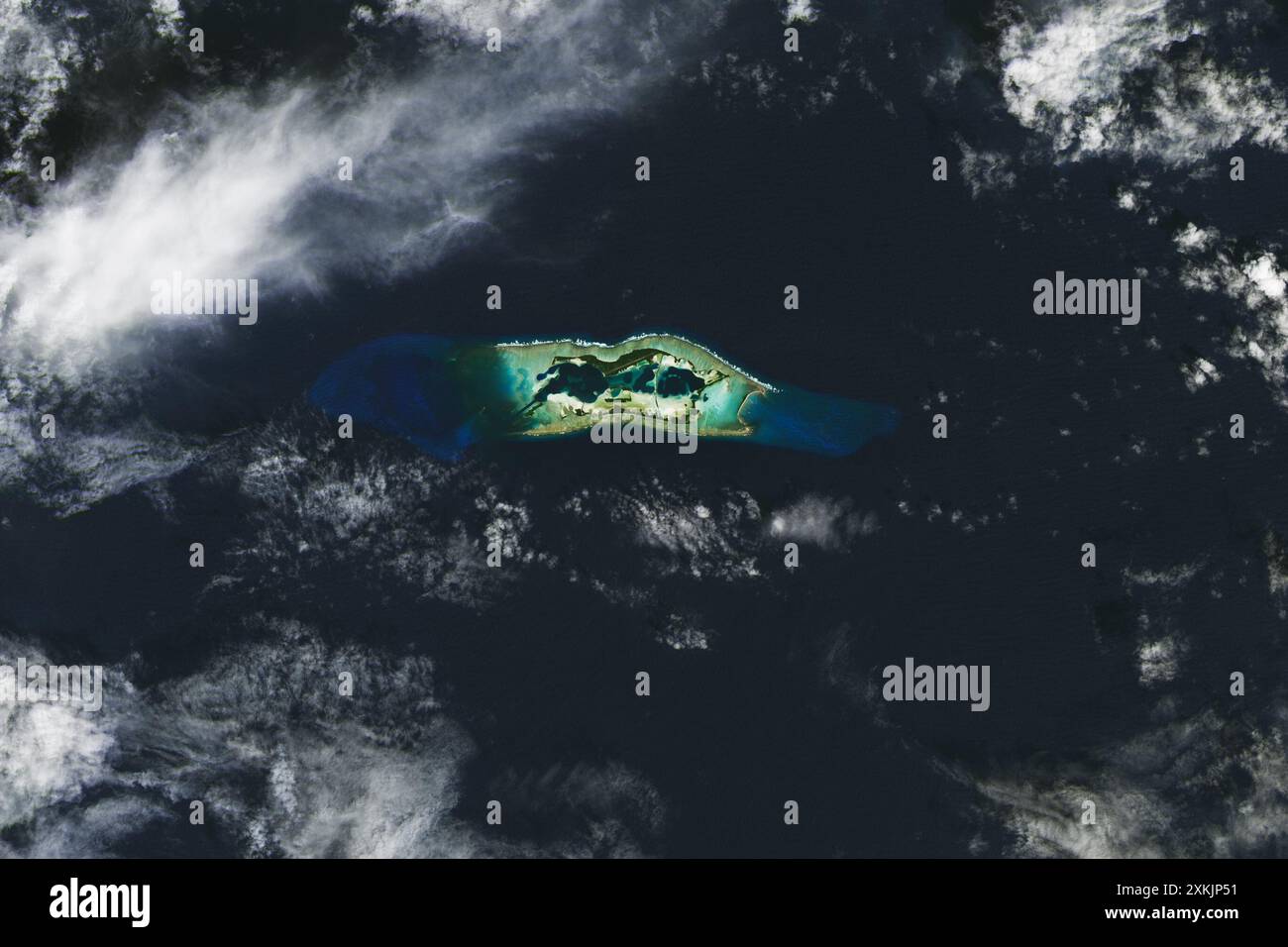 July 15, 2024 - Palmyra - Near the geographic center of the Pacific ...