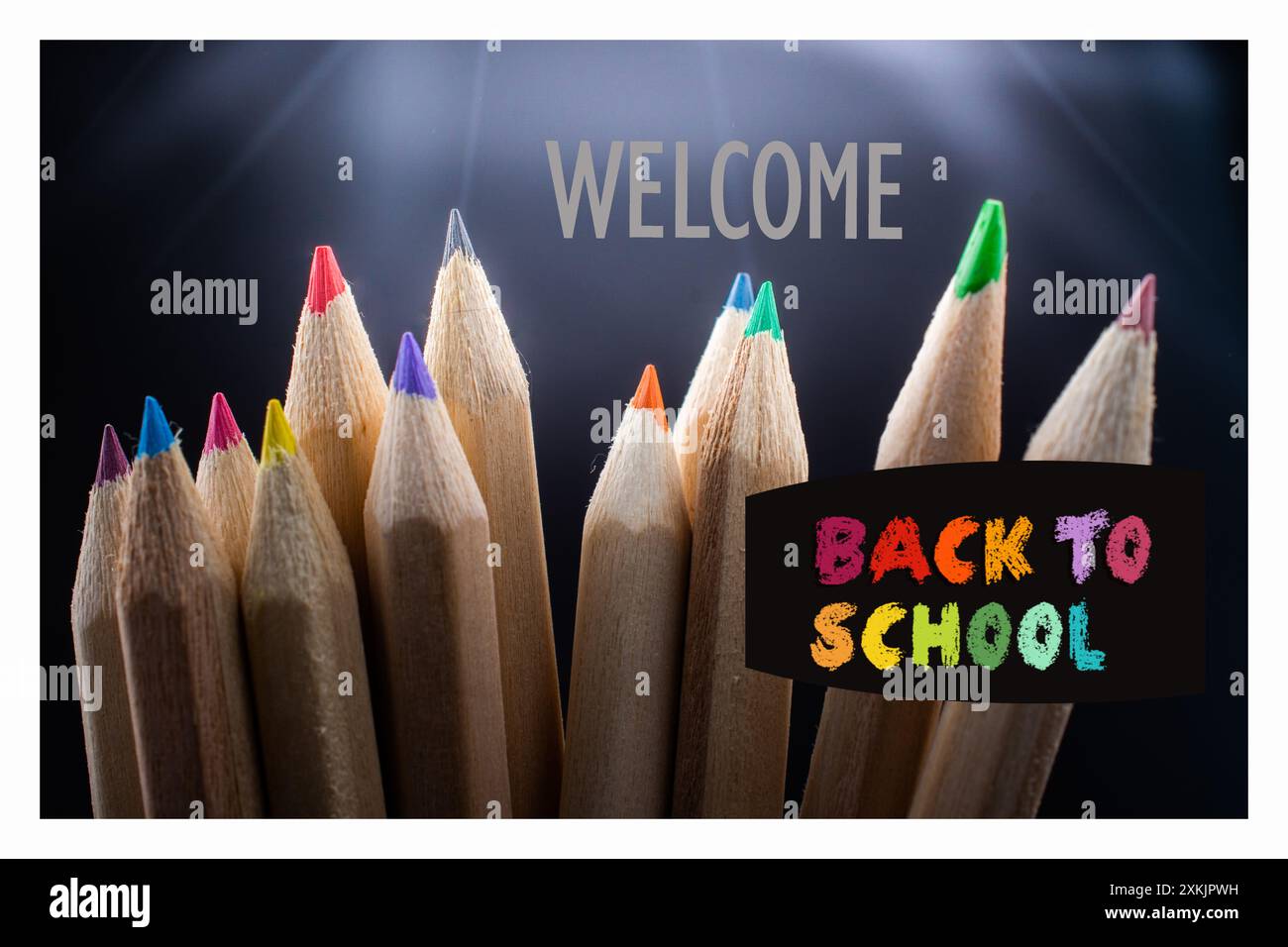 Back to school, education background for invitation, promotion poster ...