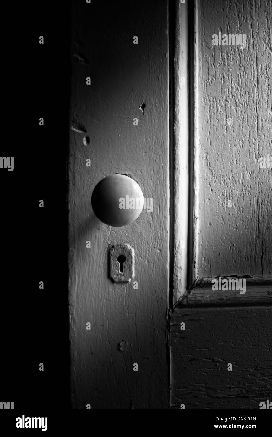 Striking light and shadow in this minimalist black and white image of a ...