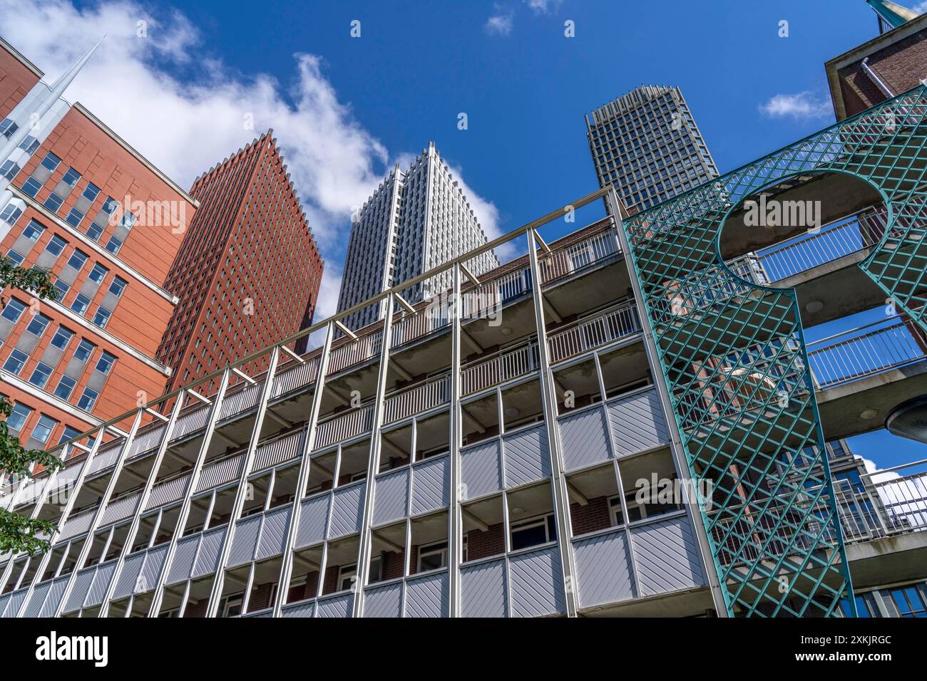 High-rise buildings in the city center near the central station ...