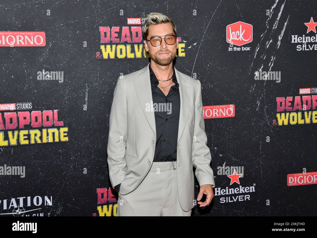 Lance Bass attends the world premiere of Marvel Studios' "Deadpool ...