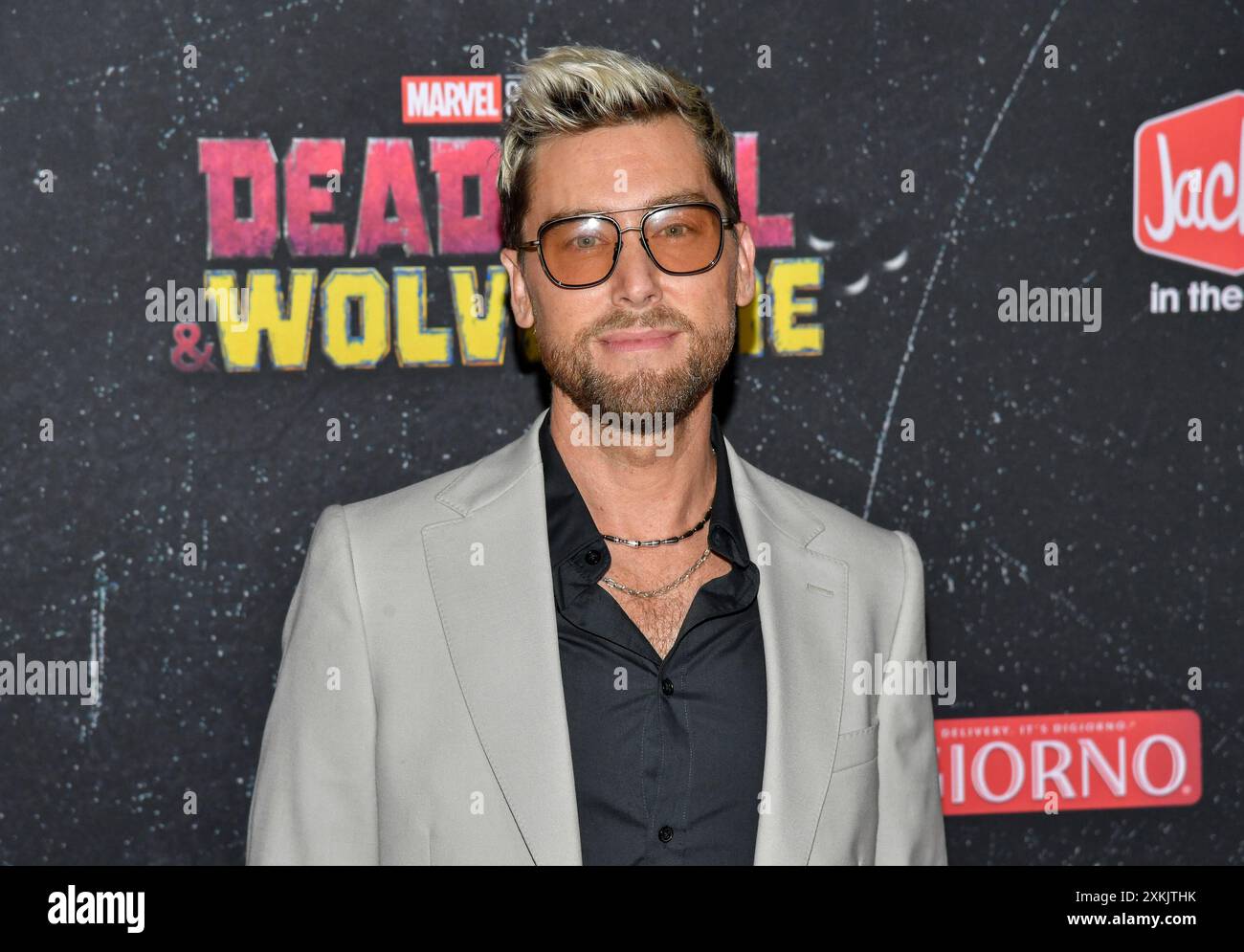 Lance Bass attends the world premiere of Marvel Studios' "Deadpool ...