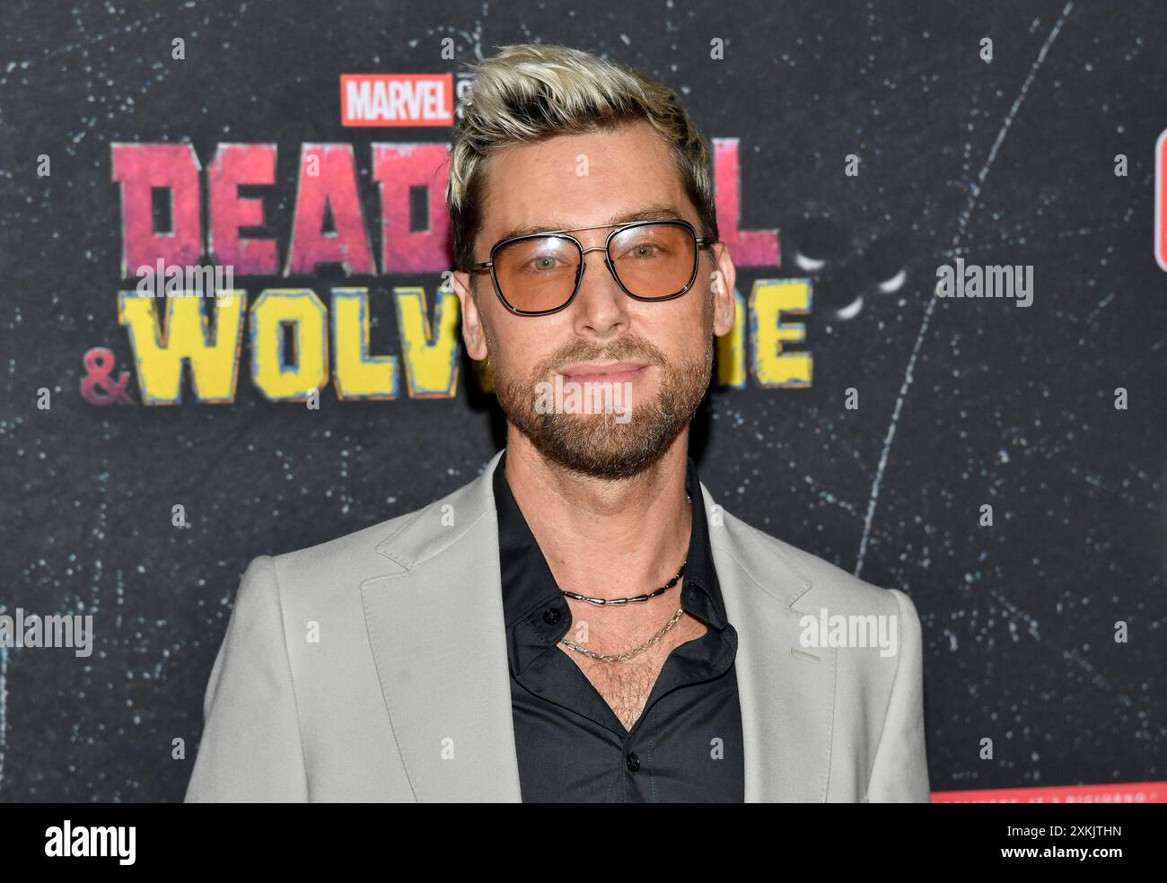 Lance Bass attends the world premiere of Marvel Studios' "Deadpool ...