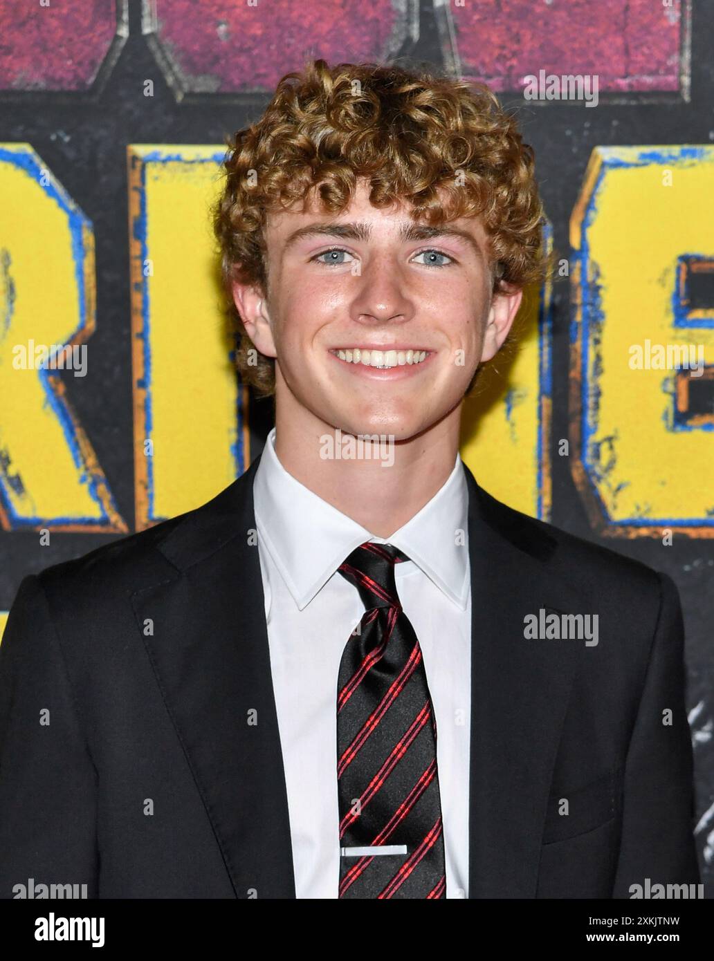 Walker Scobell attends the world premiere of Marvel Studios' "Deadpool ...