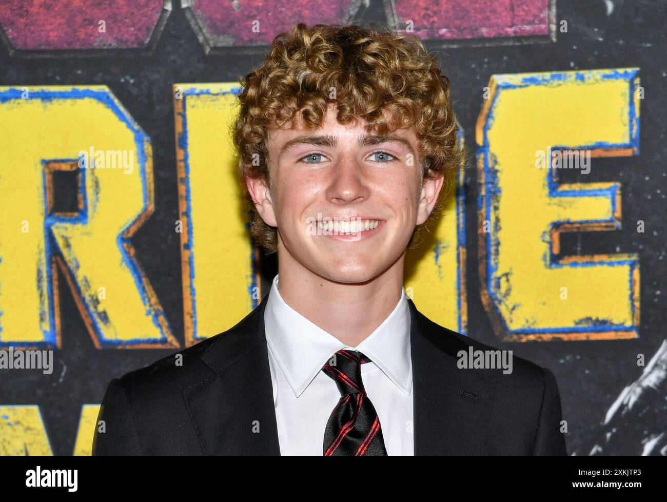 Walker Scobell attends the world premiere of Marvel Studios' "Deadpool ...