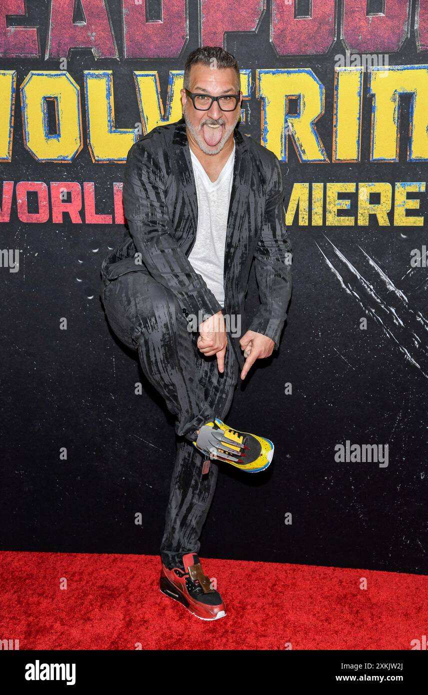 Joey Fatone attends the world premiere of Marvel Studios' "Deadpool ...