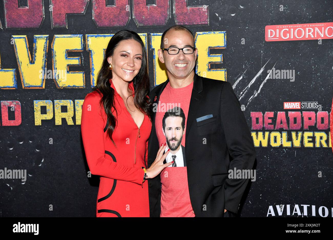 Melyssa Davies, left, and James Murray attend the world premiere of ...
