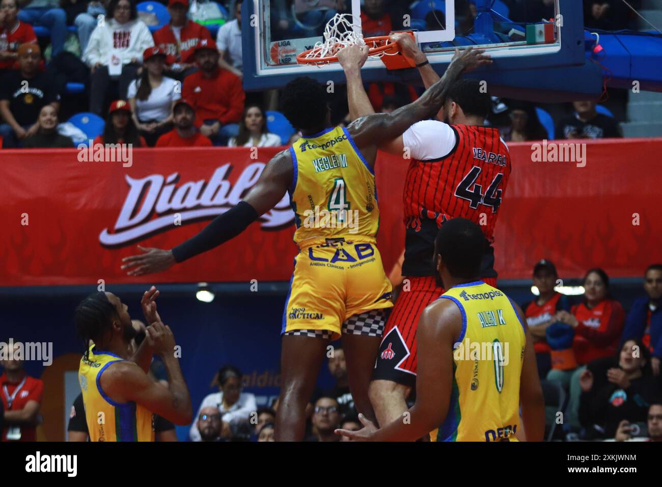 Mexico City, Mexico. 22nd July, 2024. Joshua Ibarra #44 of Diablos ...