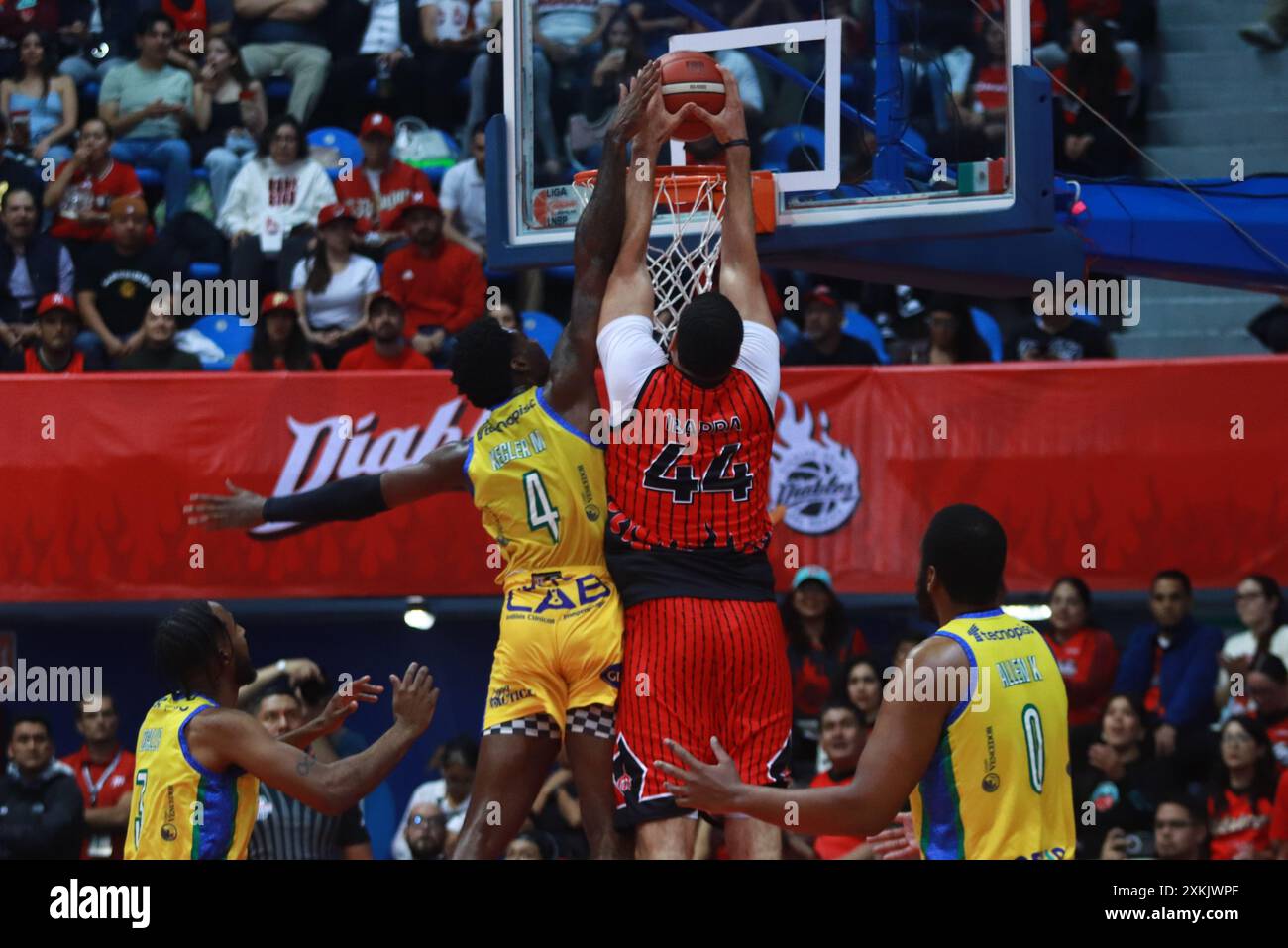 Mexico City, Mexico. 22nd July, 2024. Joshua Ibarra #44 of Diablos ...