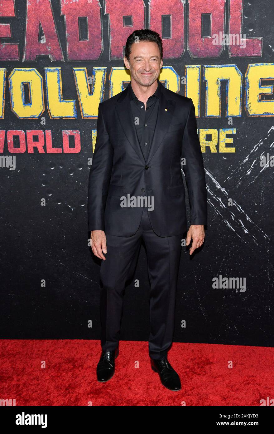 Hugh Jackman attends the world premiere of Marvel Studios' "Deadpool ...