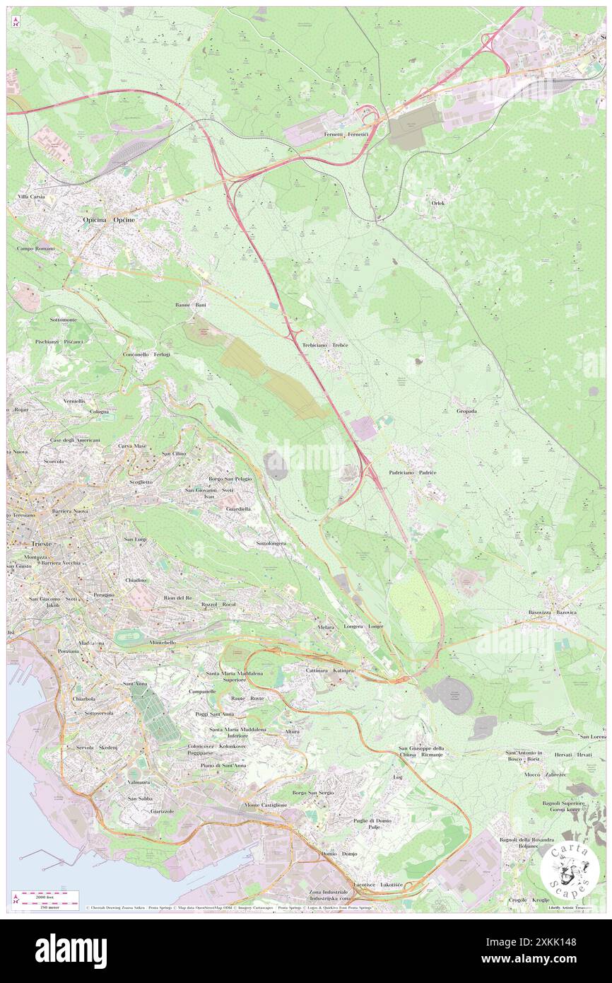 Monte Calvo, Trieste, IT, Italy, Friuli Venezia Giulia, N 45 39' 34 ...
