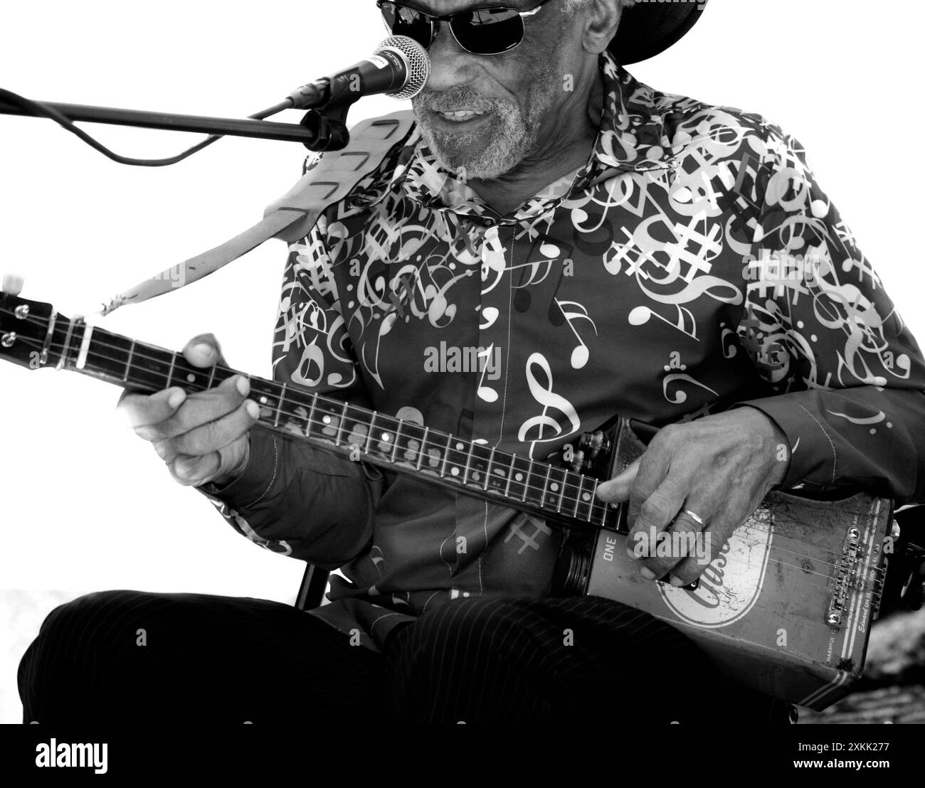 Blues singer and musician Mac Arnold performs in Flat Rock, North ...