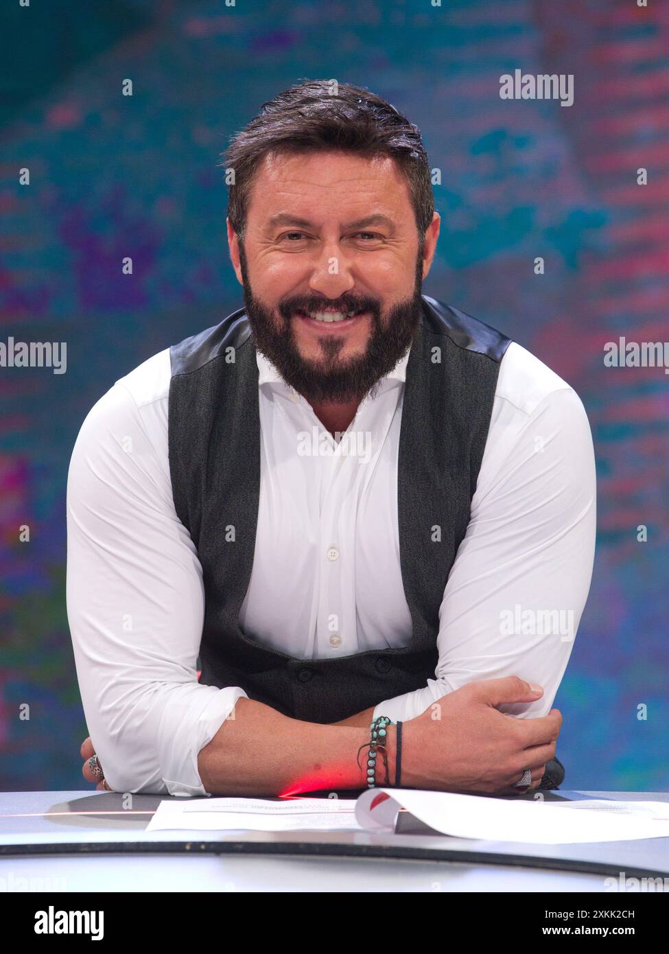 Rome, Rai ex Teulada studios, TV broadcast "Filorosso revolution". In ...